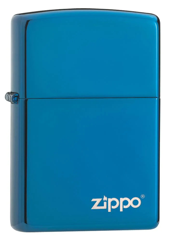 Classic High Polish Blue Zippo Logo|usbandmore – USB & MORE