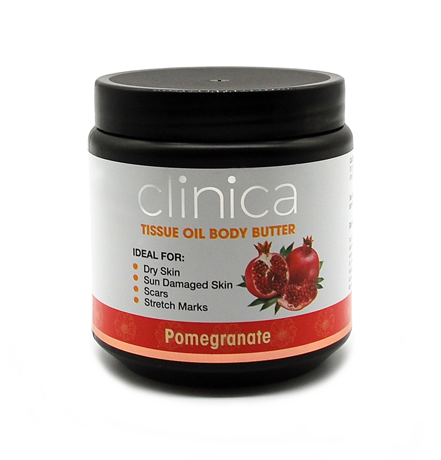 Clinica Tissue Oil Body Butter Pomegranate – 500g – USB & MORE