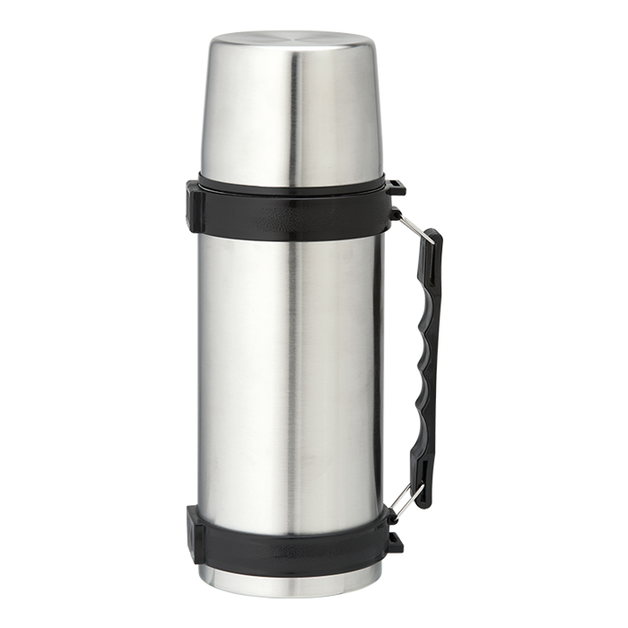 1l Stainless Steel Travel Flask with Carry Handle|USBANDMORE – USB & MORE