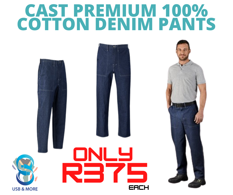 Cast Premium 100% Cotton Denim Pants|usbandmore – USB & MORE