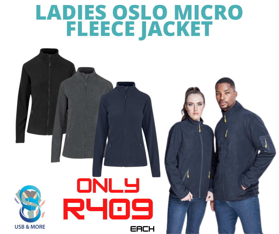 Ladies Oslo Micro Fleece Jacket|usbandmore – USB & MORE