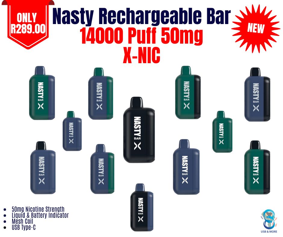 Nasty Rechargeable Bar – X-NIC 14000 50g|usbandmore – USB & MORE