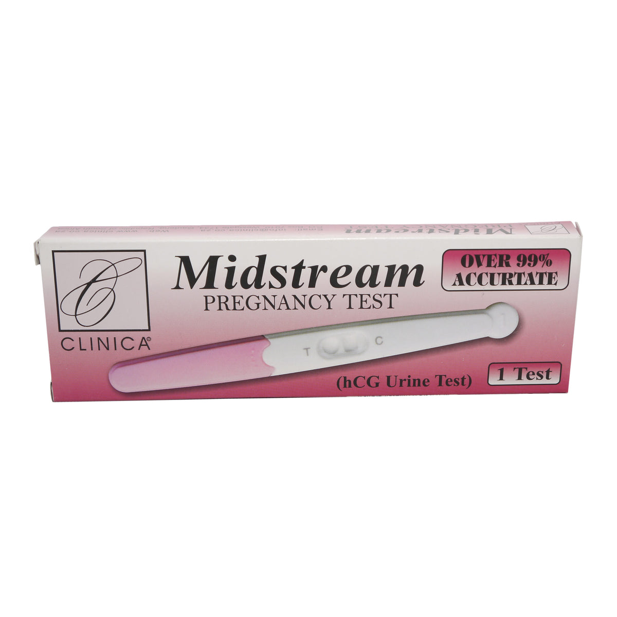 Clinica hCG Pregnancy Midstream Test – 7mm | Over 99% Accurate Early D ...