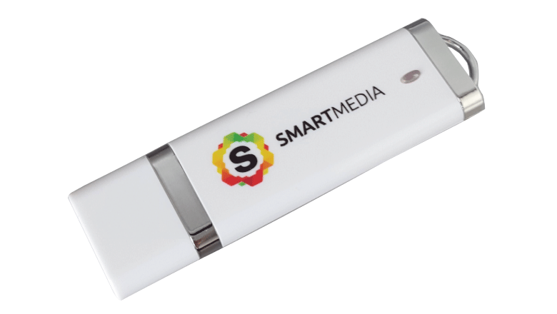 White Slimline USB|usbandmore – USB & MORE